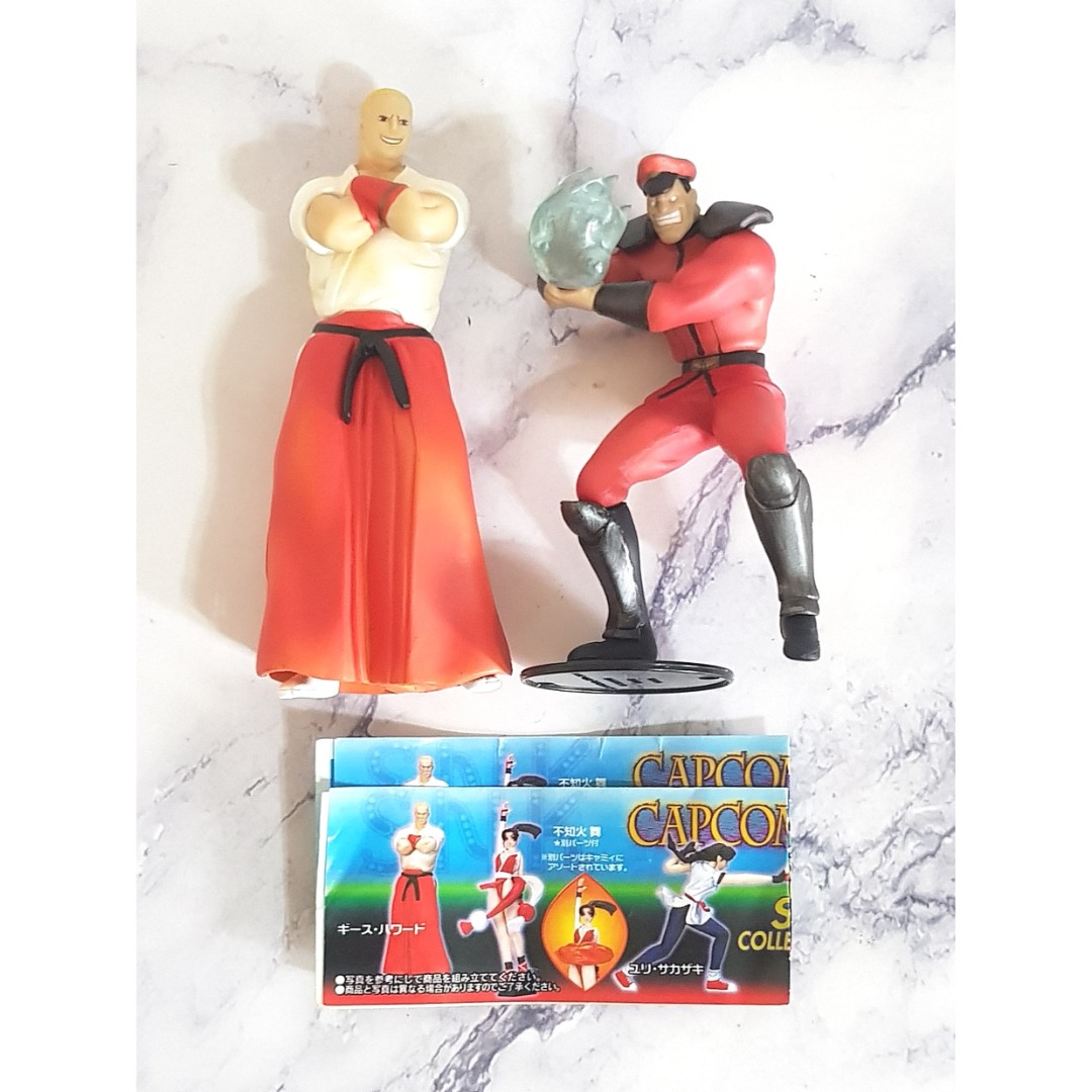 Capcom vs SNK Street Fighter Yujin Gashapon Figure Howard Geese M.Bison ...