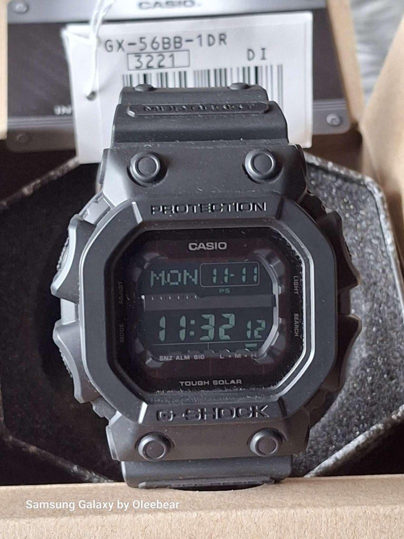 Casio Gshock King of G GX- 56 BB - 1DR, Men's Fashion, Watches ...