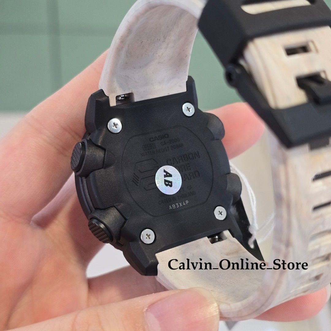 CASIO G-SHOCK Utility Wavy Marble Watch [GA-2000WM-1A], Men's Fashion ...