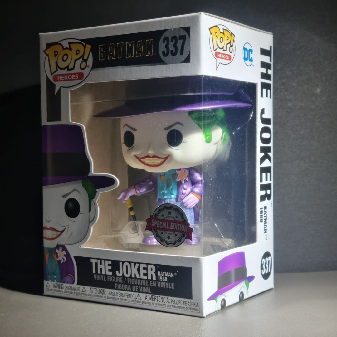 DC Batman 1989 - The Joker #337 Special Edition Funko Pop, Hobbies ...