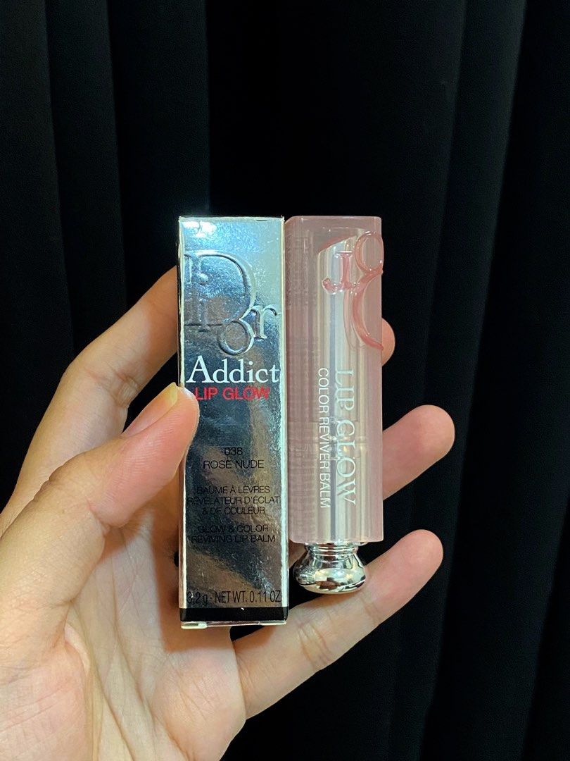Dior Lip Glow 038 Rose Nude, Beauty & Personal Care, Face, Makeup on ...