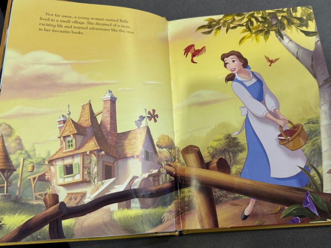 Disney Princess Beauty & The Beast Storybook, Hobbies & Toys, Books ...