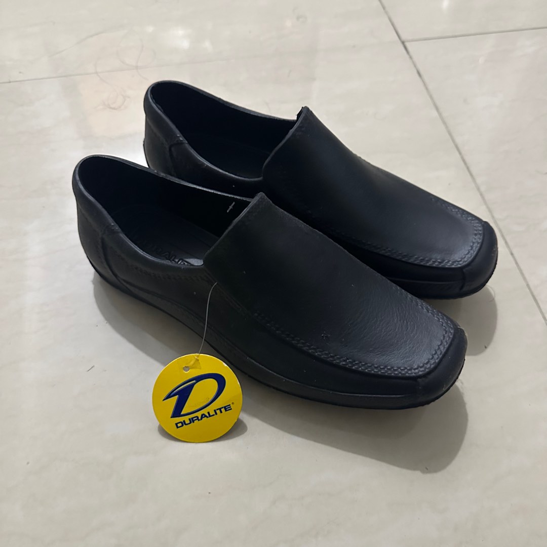 Duralite black shoes brand new, Men's Fashion, Footwear, Casual Shoes ...