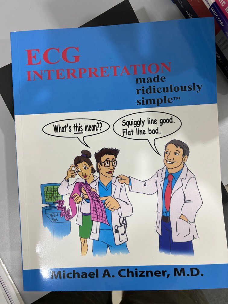 ECG interpretation made ridiculously simple, Hobbies & Toys, Books ...