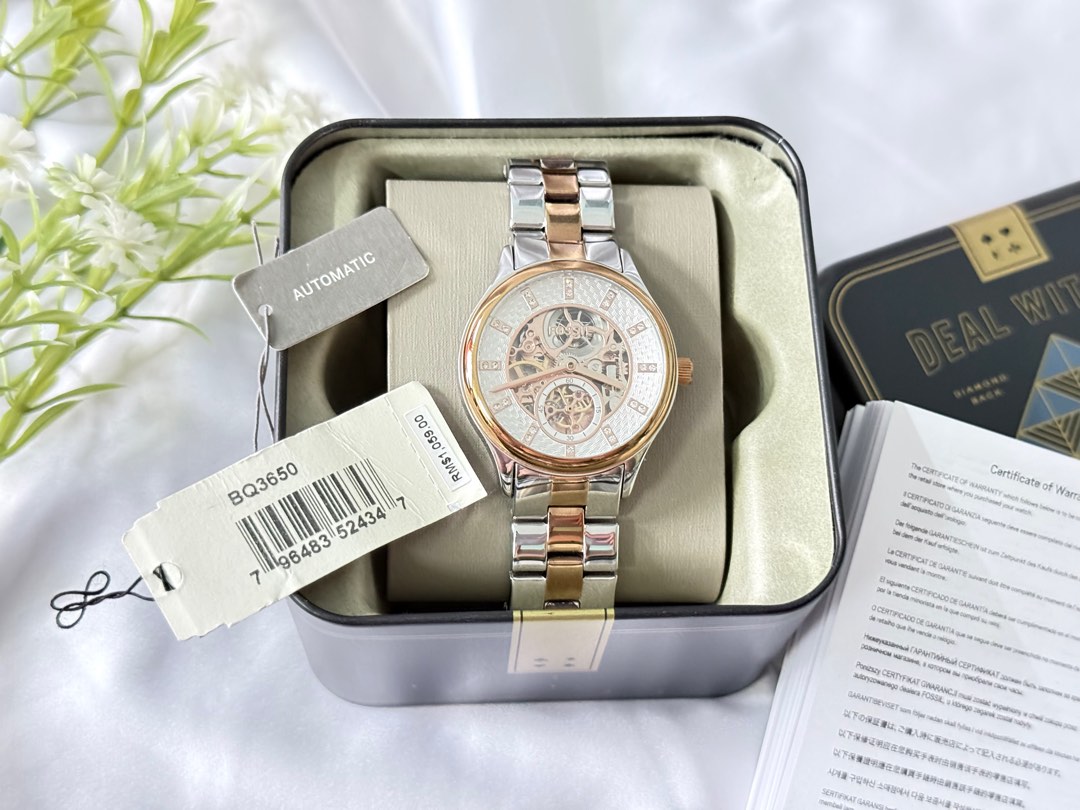 Fossil Authentic Automatic Watch, Women's Fashion, Watches ...