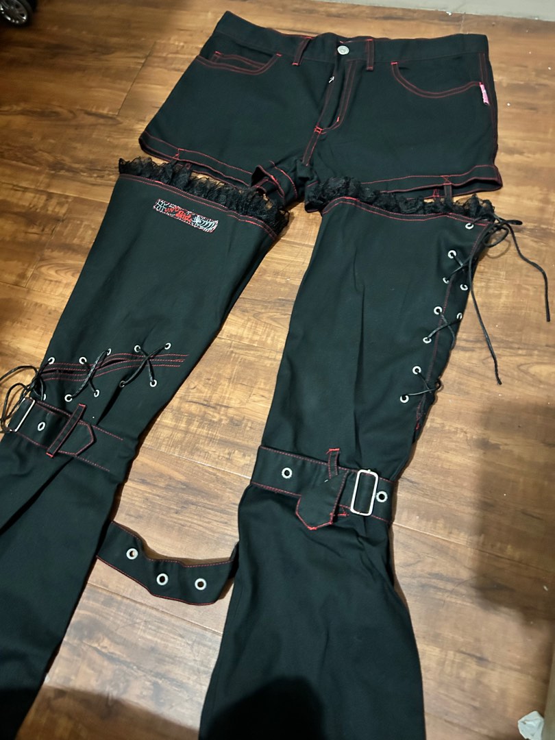 Gothic goth punk mad punks brand mad girl black visual kei vkei belt ...