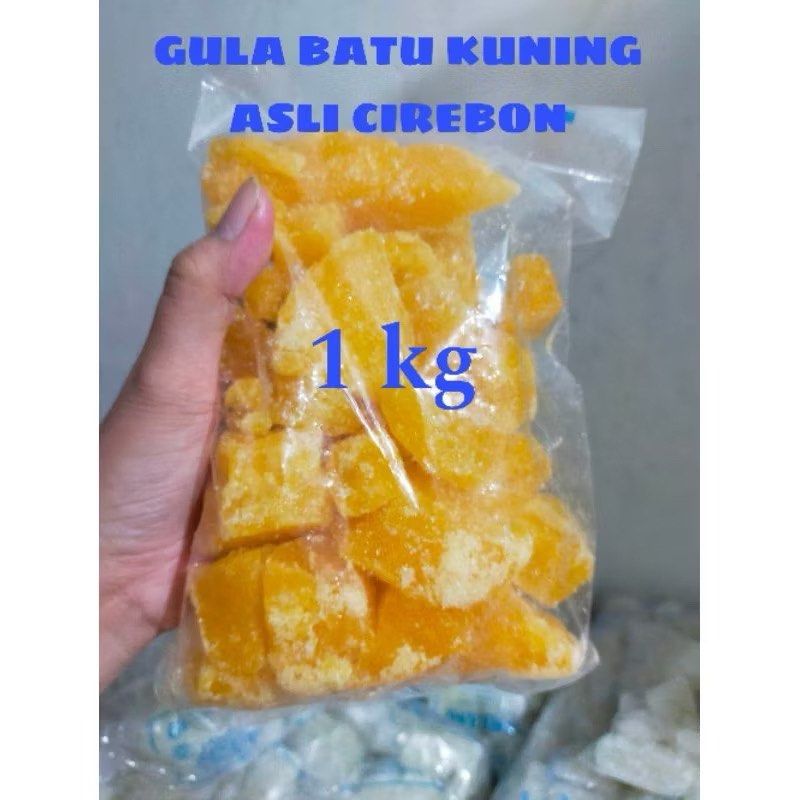 Gula batu kuning khas Cirebon 1KG, Makanan & Minuman, Makanan Instan di ...