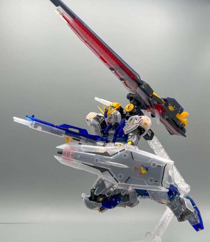 Gundam Side F Limited RX-93FF Nu gundam clear color ver RG Model kit ...