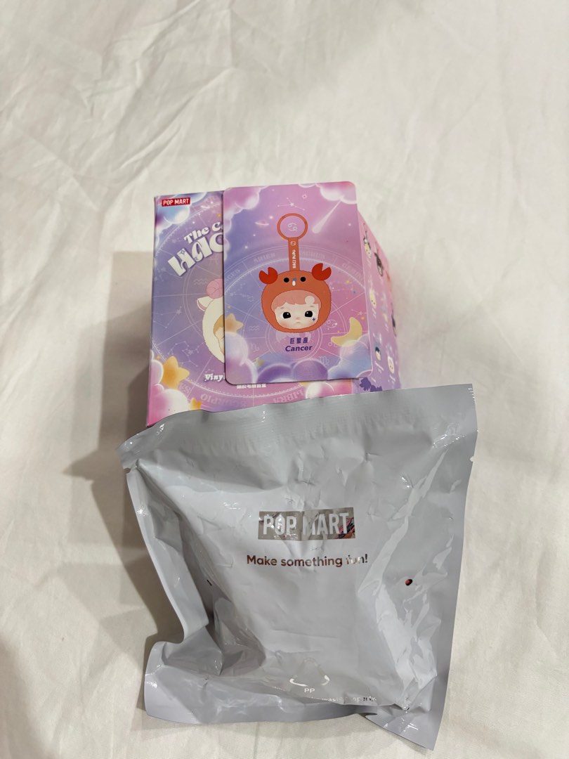 Hacipupu Popmart (Cancer) The Constellation - Vinyl Plush, Barang Yang ...