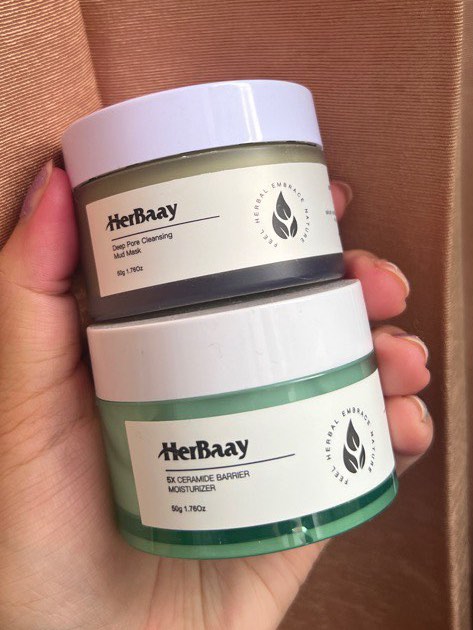 HERBAAY MOISTURIZER CERAMIDE BARRIER CLAY MUD MASK PORE CLEANSING ...