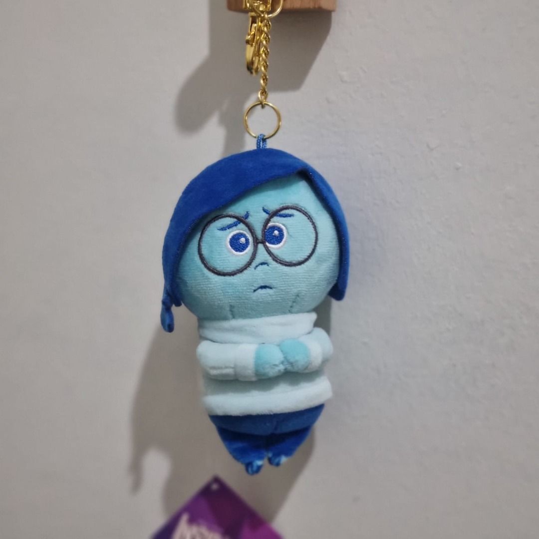 Hong Kong Disneyland Merchandise - Inside Out - Sadness Plush Keychain ...