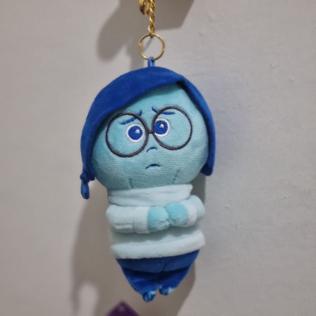 Hong Kong Disneyland Merchandise - Inside Out - Sadness Plush Keychain ...