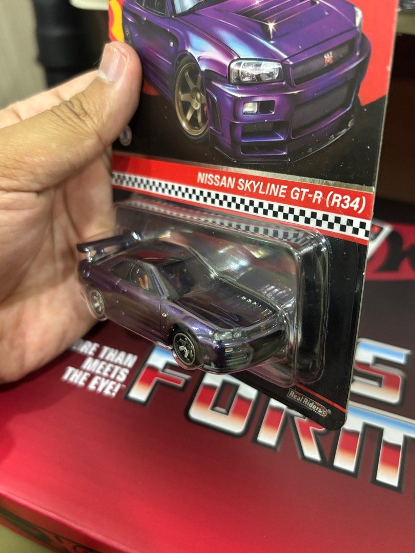 Hot Wheels RLC Skyline R34 GT-R, Hobbies & Toys, Toys & Games on Carousell