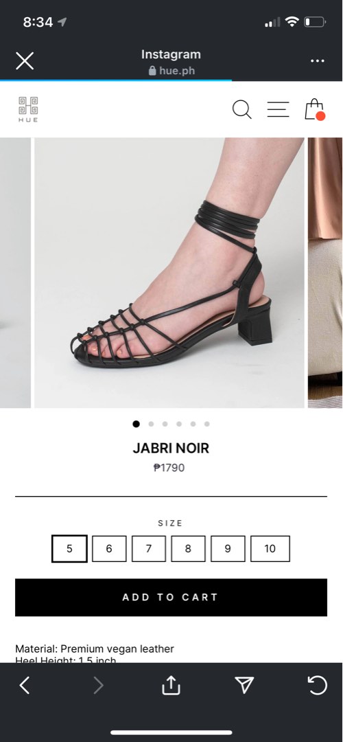 Hue Manila Jabri Noir Heels, Women's Fashion, Footwear, Heels on Carousell