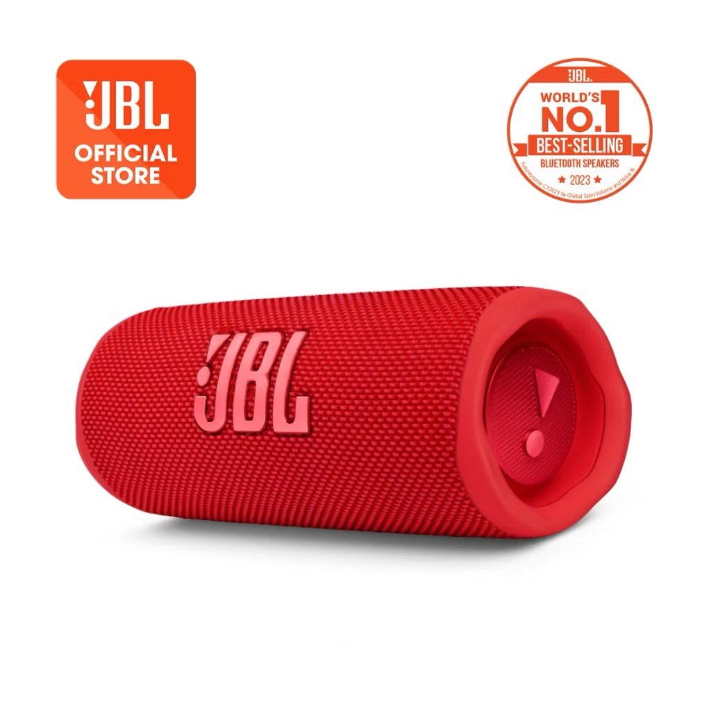 JBL Flip 6 Portable Waterproof Bluetooth Speaker - RED COLOUR, Audio ...