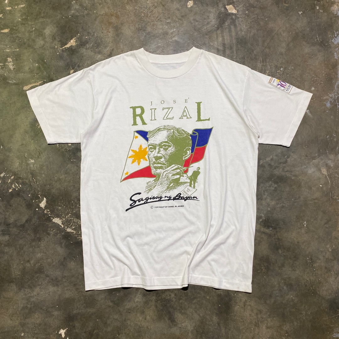 Jose Rizal Tee, Men's Fashion, Tops & Sets, Tshirts & Polo Shirts on ...