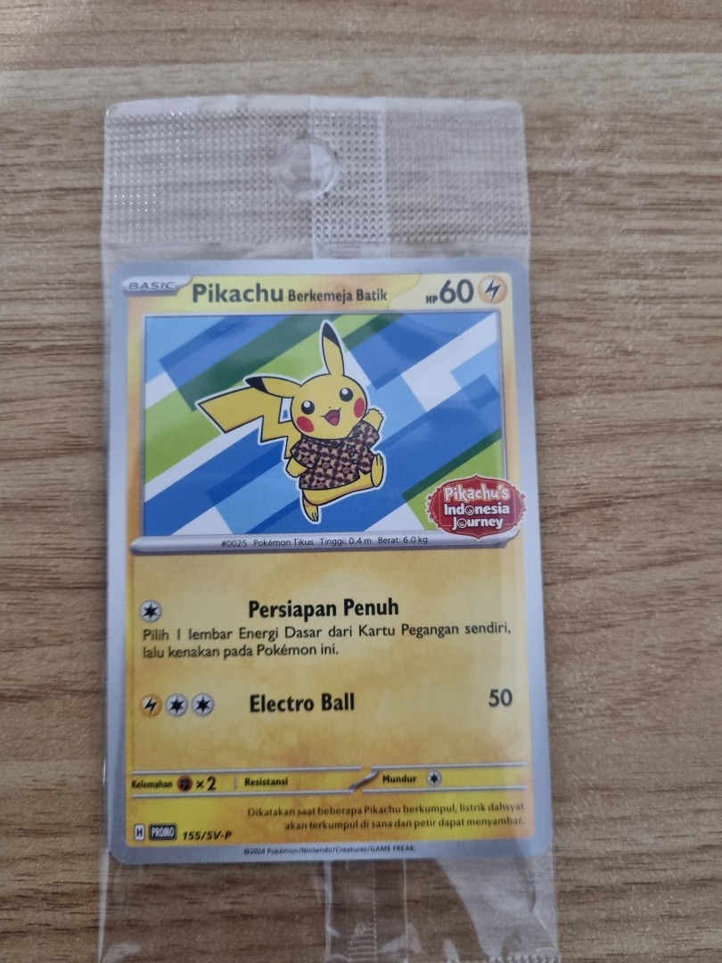 Kartu Pokemon TCG Berkemeja Batik Starmie (Pikachu Indonesia Journey ...