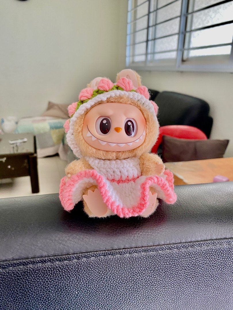 Labubu crochet dress, Hobbies & Toys, Stationery & Craft, Handmade ...