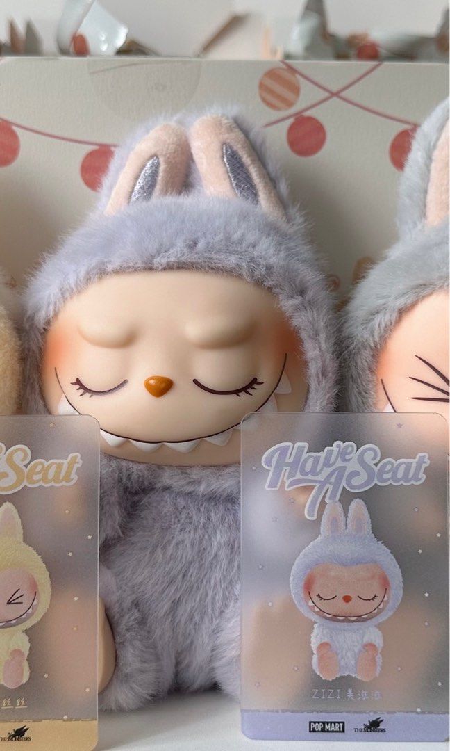 Labubu zizi v2 have a seat, Hobbies & Toys, Toys & Games on Carousell