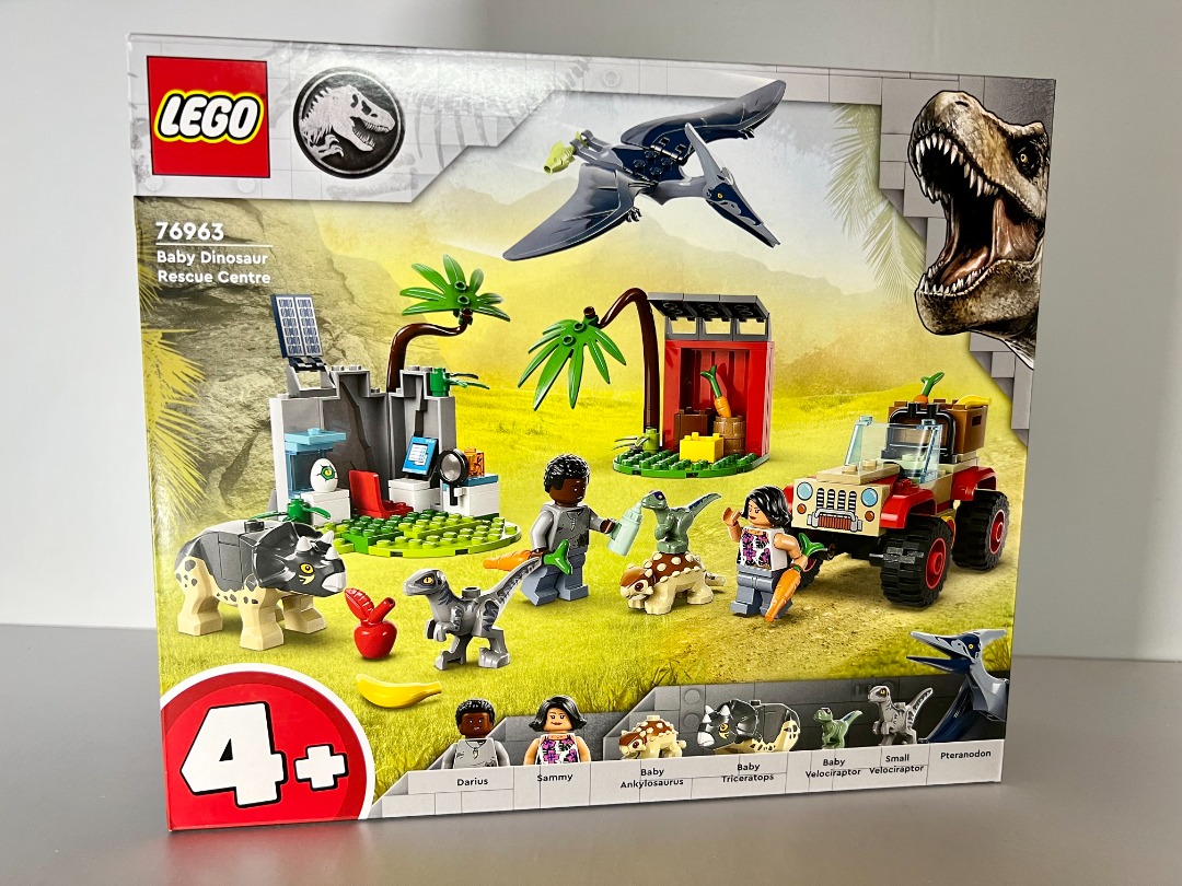 LEGO 76963 Jurassic World Baby Dinosaur Rescue Center 全新未開盒 New Box, 興趣 ...