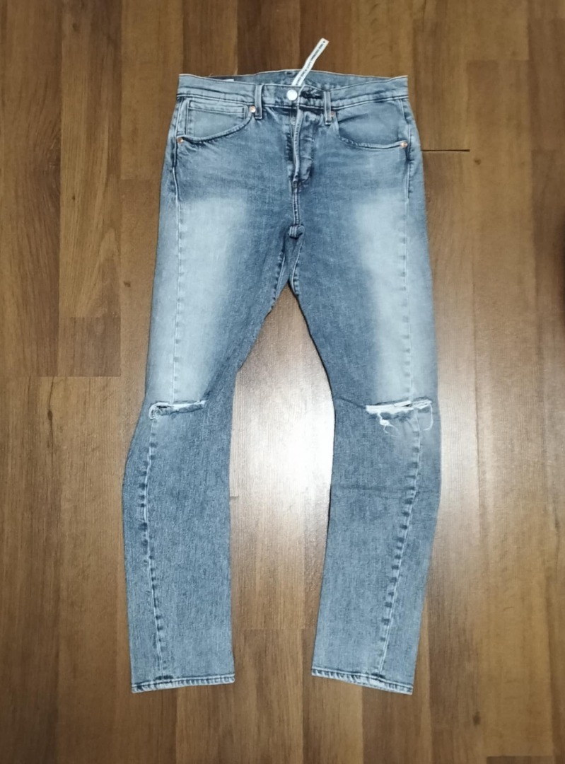 Levi's Engineered Jeans LEJ 502" (Ripped) 28/32, Men's Fashion, Bottoms, Jeans on Carousell