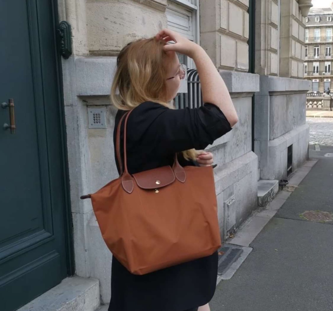 Longchamp Le Pliage Cognac Large Tote, Luxury, Bags & Wallets on Carousell