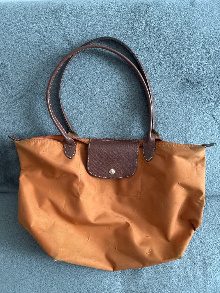 Longchamp Le Pliage long handle, Luxury, Bags & Wallets on Carousell
