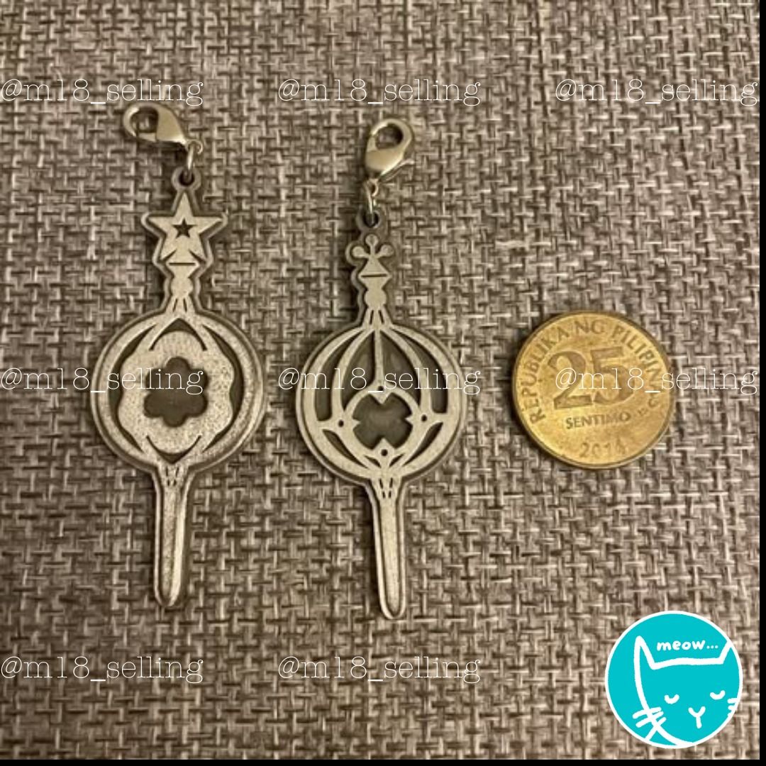 [m18 ANIME MERCH] Puella Magi Madoka Magica Metal Charms #5 & #7 ...