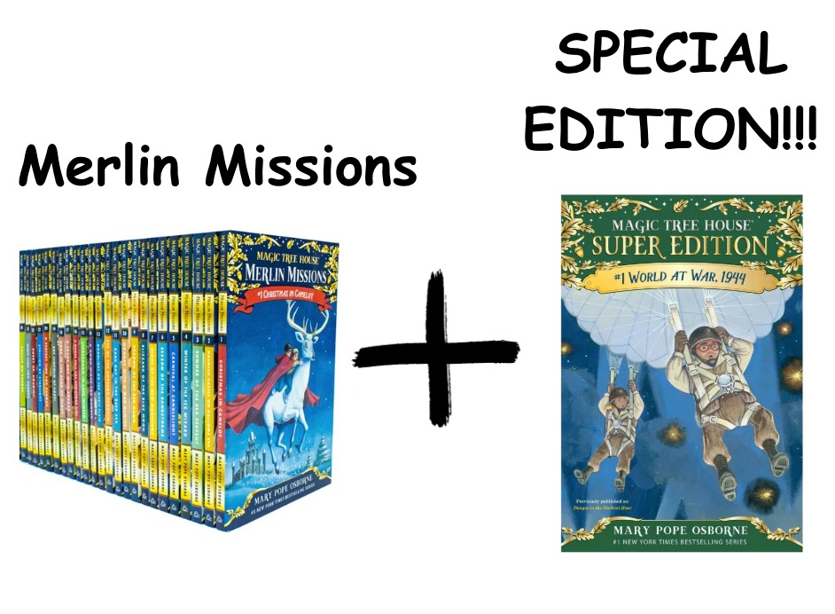 Magic Tree House Merlin Mission Books 1-24 + SPECIAL EDITION World at ...