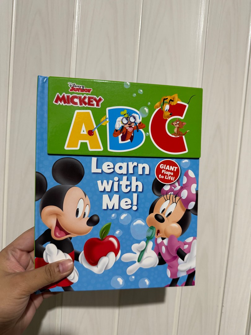 Mickey ABC learn with me, Hobbies & Toys, Books & Magazines, Children's ...