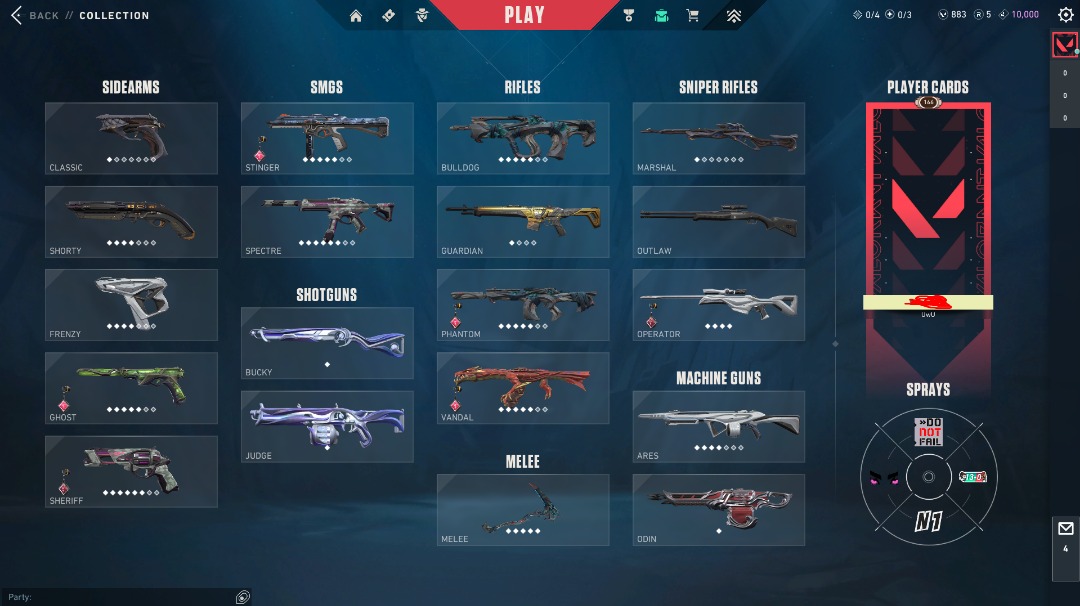 NFA Valorant account (20+ PREMIUM SKINS), Video Gaming, Video Games ...