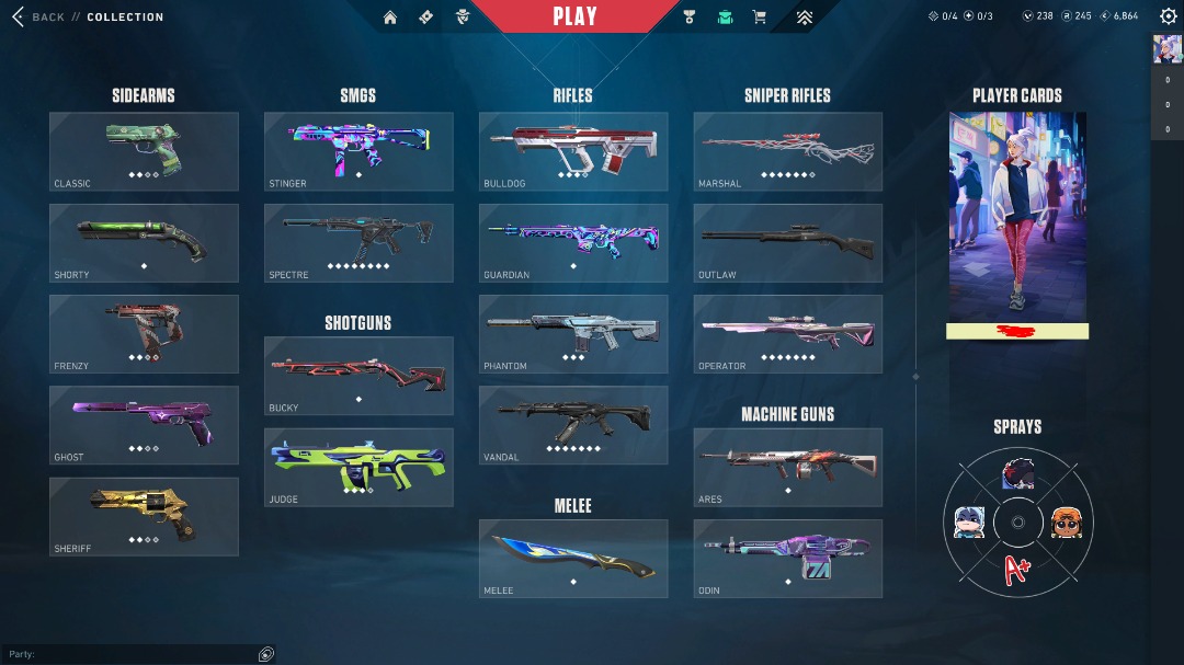 NFA Valorant account (6 PREMIUM SKINS), Video Gaming, Video Games ...