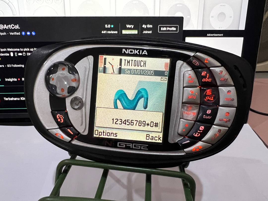 Nokia Ngage QD ,Black ,No.90, Vintage collection phone, Mobile Phones ...