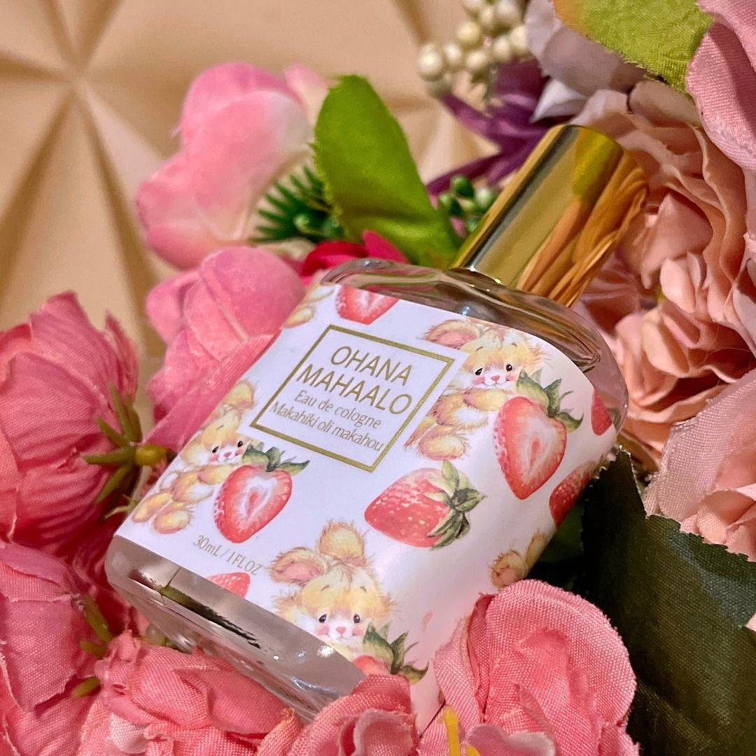 OHANA MAHAALO Strawberry Flian Makahiki Oli Eau de Cologne Makahou Made ...