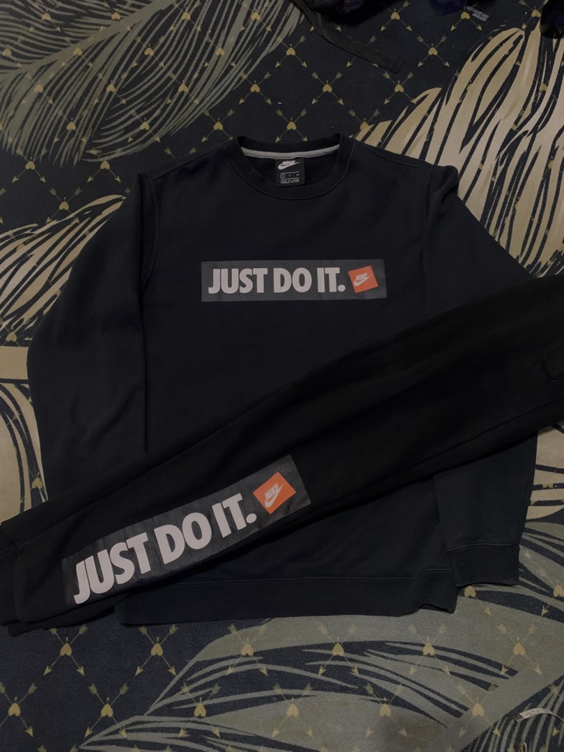 One Set Nike Just Do It, Men's Fashion, Tops & Sets, Hoodies on Carousell