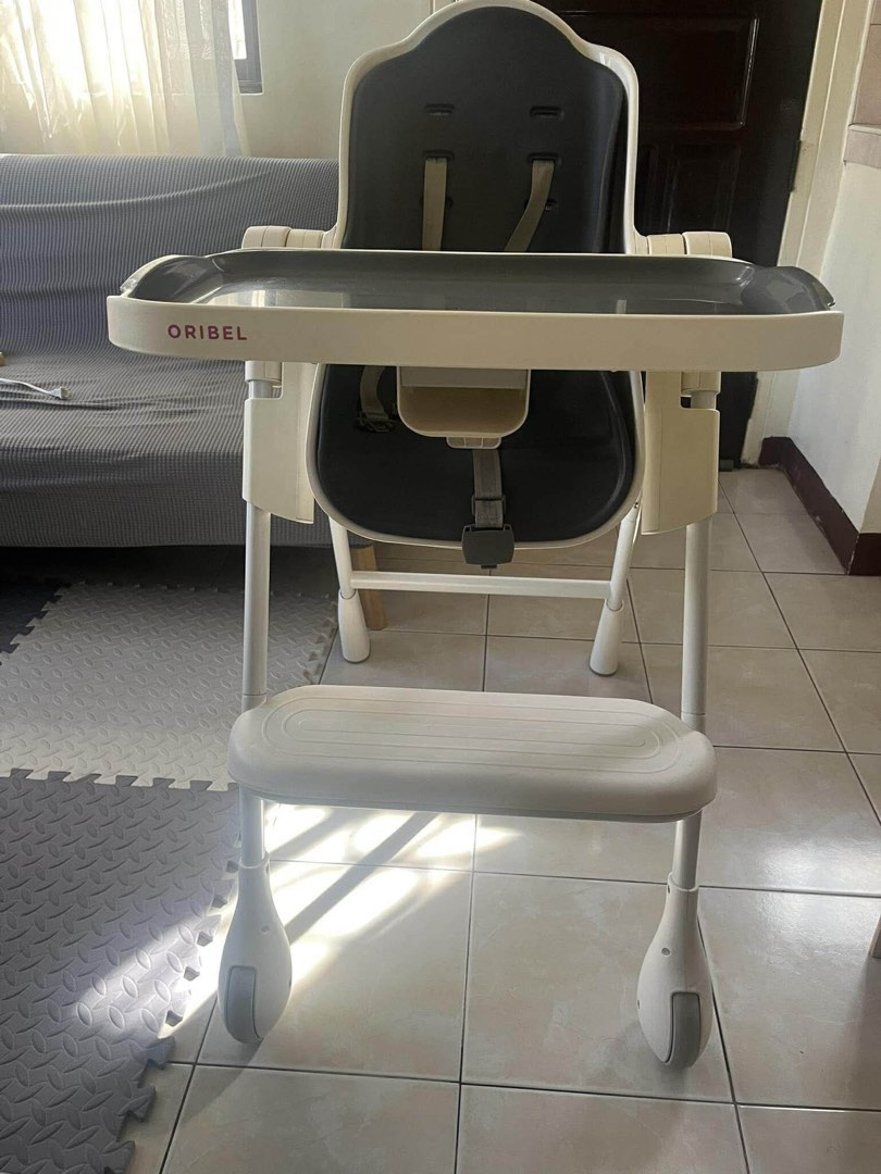 Oribel Cocoon high chair with seat liner, Babies & Kids, Baby Nursery ...