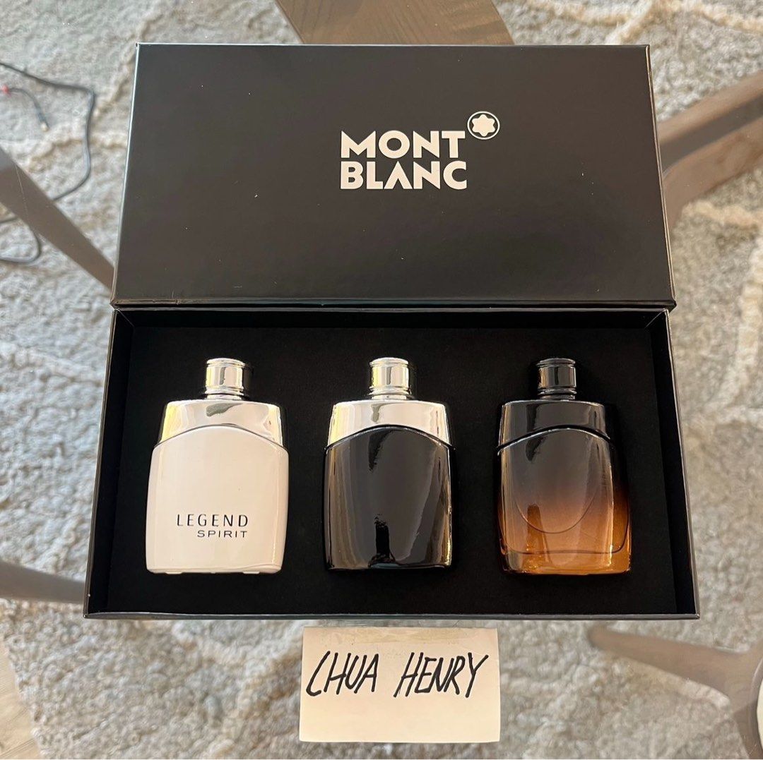Original Mont Blanc Perfume Minyak Wangi gift set, Beauty & Personal ...