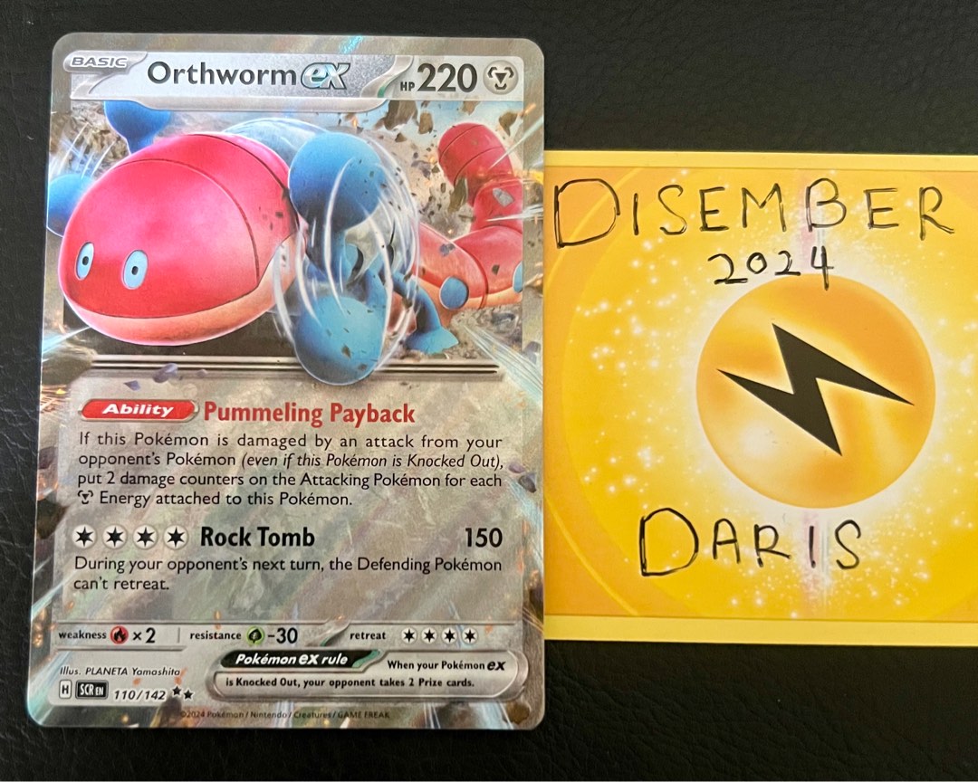 Orthworm ex - 110/142 - Ultra Rare, Hobbies & Toys, Toys & Games on ...