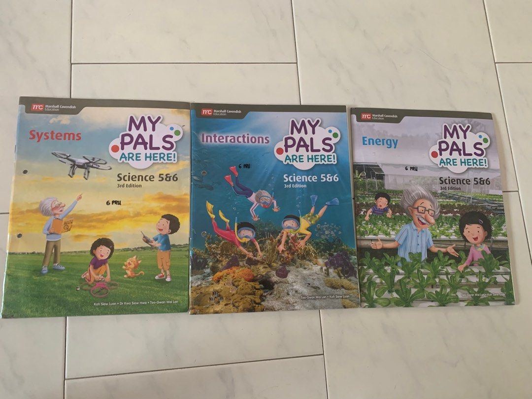 P5&6 Science Textbooks My Pals Are Here-Bundle Set of 3, Hobbies & Toys ...