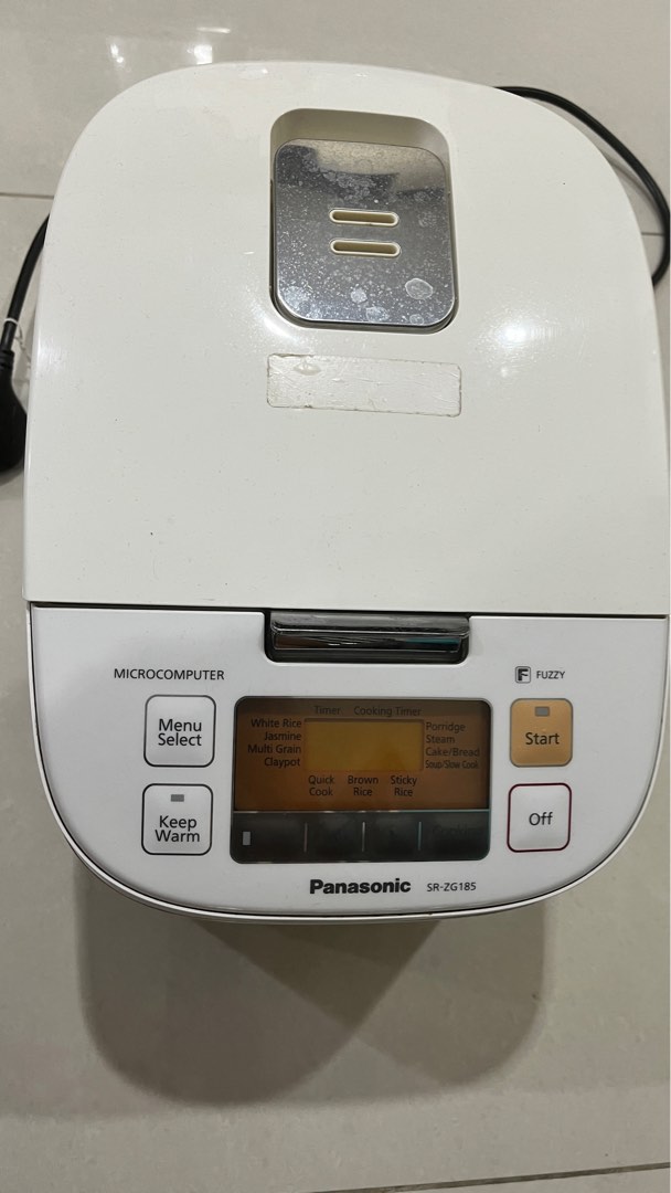 Panasonic Rice Cooker with multifunction, TV & Home Appliances, Kitchen ...