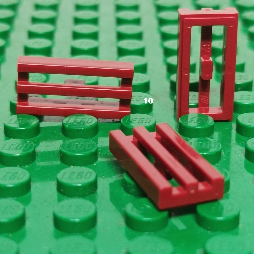 Parts #2412 Original LEGO Tile 1 x 2 Grille (B) - Used, Toys & Collectibles, Mainan di Carousell