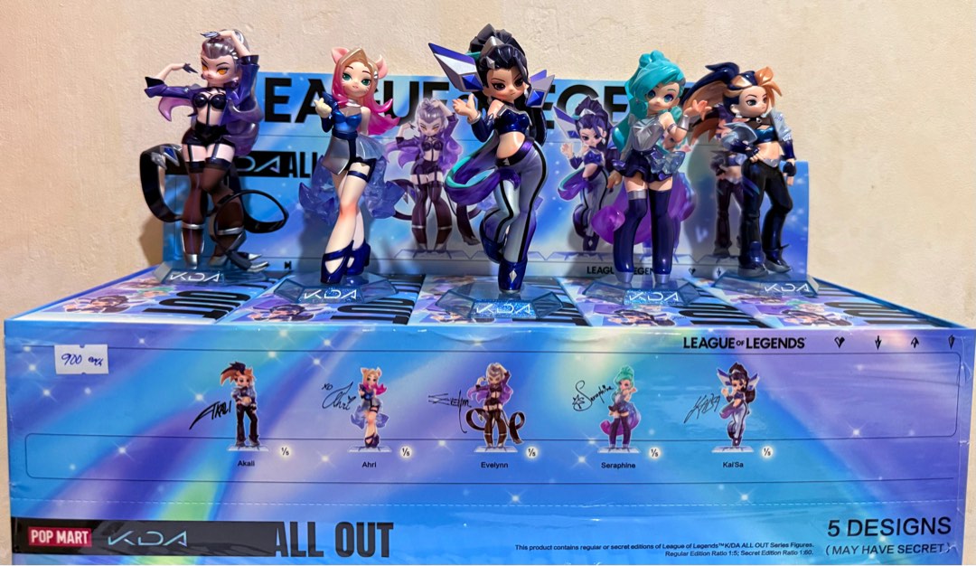 Pop Mart League of Legends KDA ALL OUT, Hobbies & Toys, Toys & Games on ...