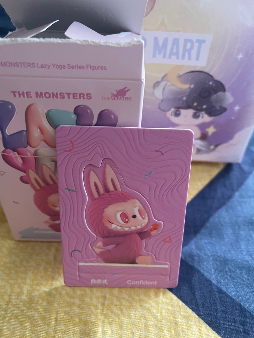 Popmart Labubu Yoga The Monsters - Confident (Sealed), Hobbies & Toys ...
