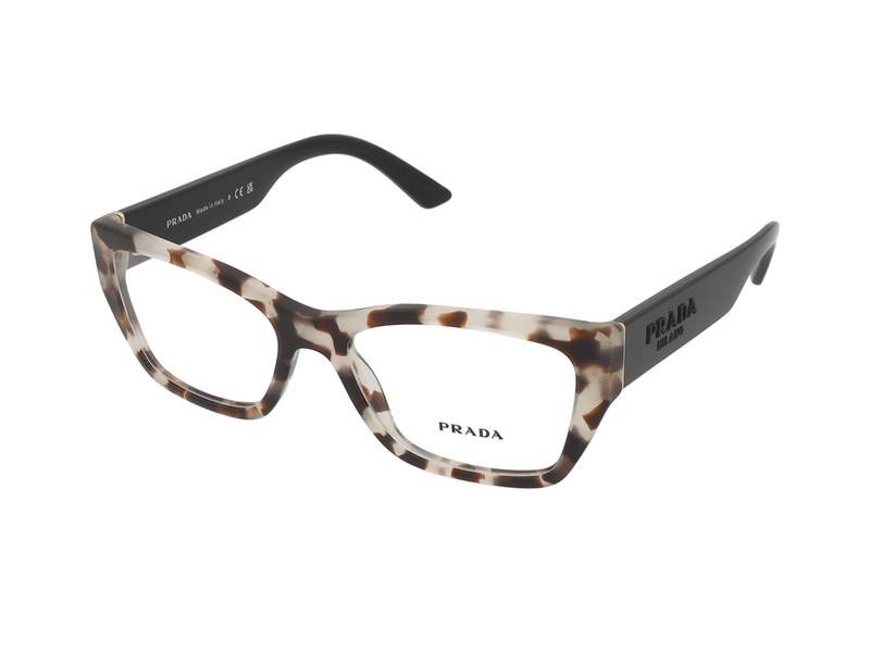 Prada Square Frame Eyeglasses Prescription Glasses Leopard, Women's ...