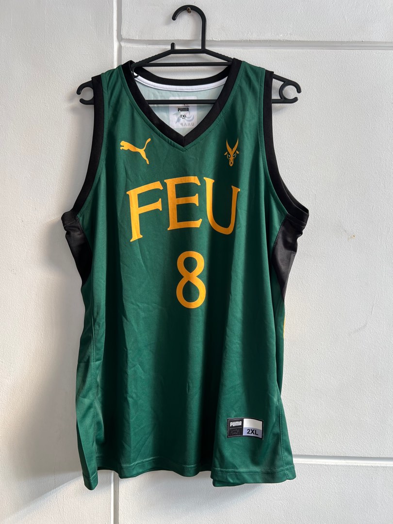 Puma FEU Tamaraws pre season jersey Cholo Añounuevo, Men's Fashion ...