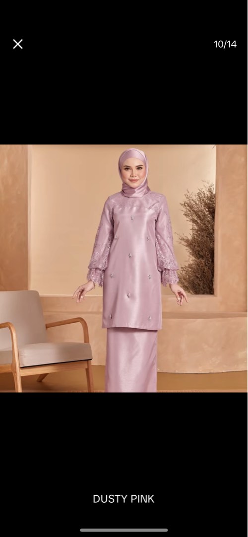Qaamnie Iris Kurung, Women's Fashion, Muslimah Fashion, Baju Kurung ...