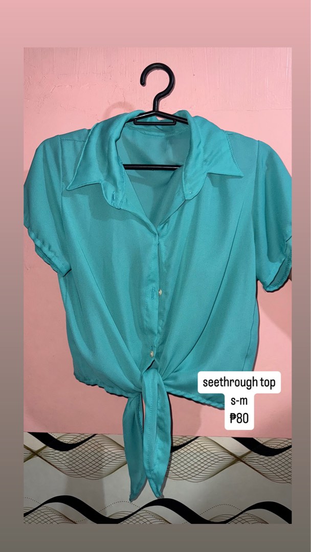 See-trough top, Women's Fashion, Tops, Blouses on Carousell