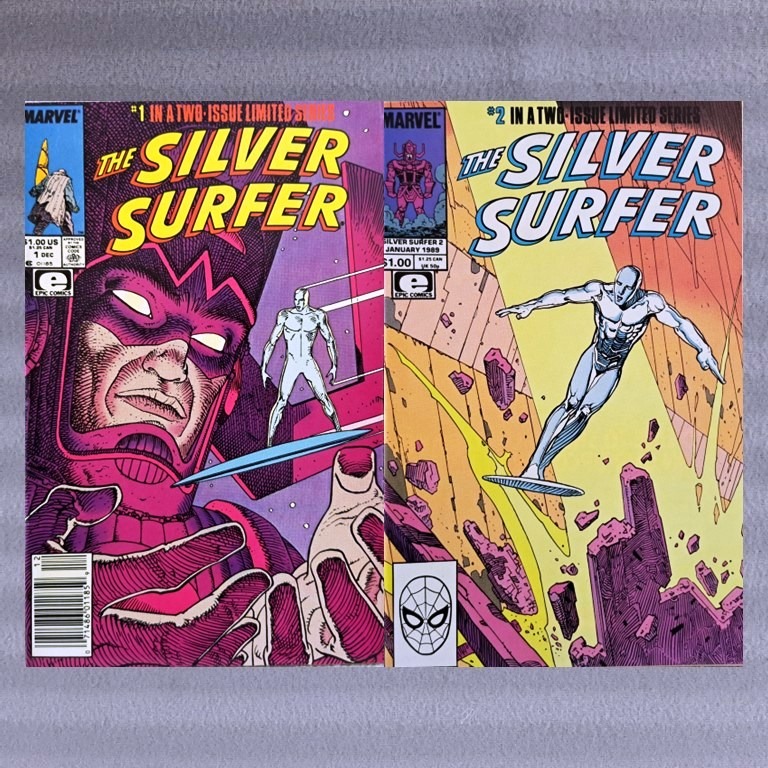 Silver Surfer: Parable 2/2 Complete Set (Epic/Marvel Comics) Moebius ...