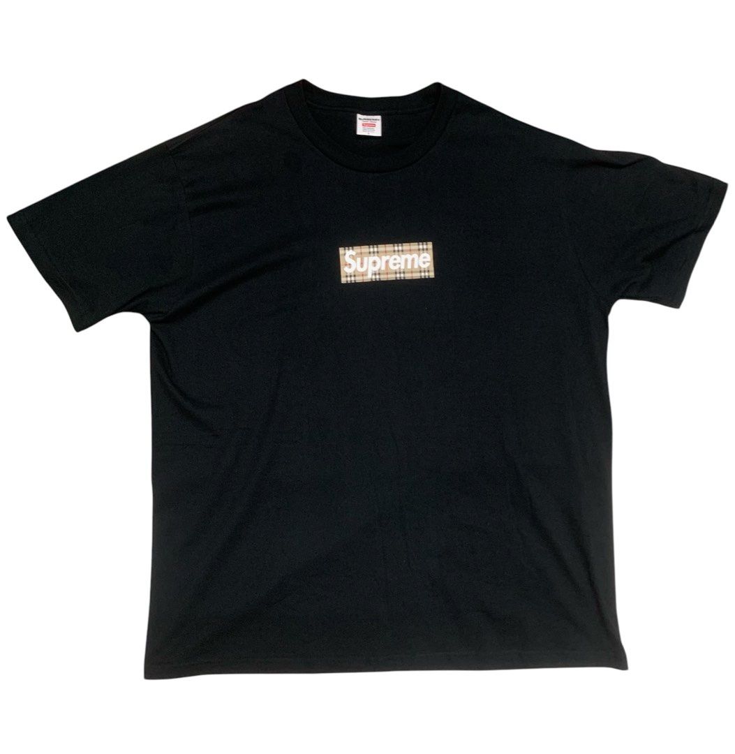 Supreme burberry box logo ss22 (Godkiller), Men's Fashion, Tops & Sets ...