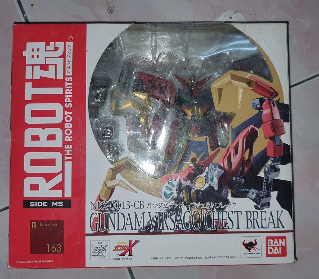 The Robot Damashii Spirits Gundam Virsago Chest Break Gundam X Series ...